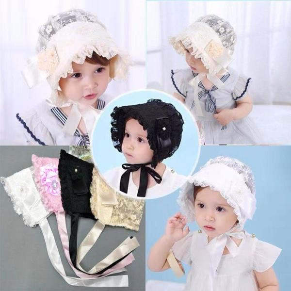 ■商品名：セレモニー赤ちゃん帽子☆☆お☆すすめポイント☆☆☆上品なセレモニー赤ちゃん帽子です。退院や結婚式やお宮参りなどに大人気なアイテムです！■サイズ：0ヶ月〜12ヵ月ぐらい■材質：レース（ポリエステル100％）■生産地：中国■特徴・注意...