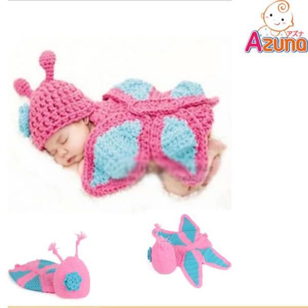 ■商品内容：※蝶々ベビーコスチューム、帽子と羽の二点セット☆オススメポイント☆手作りの温かみと着心地のいいやわらかさです。☆記念撮影やお食い初めなどにも☆出産祝いや誕生日ギフトなどにも喜ばれています☆一生の思い出にぴったりの写真撮影にとって...