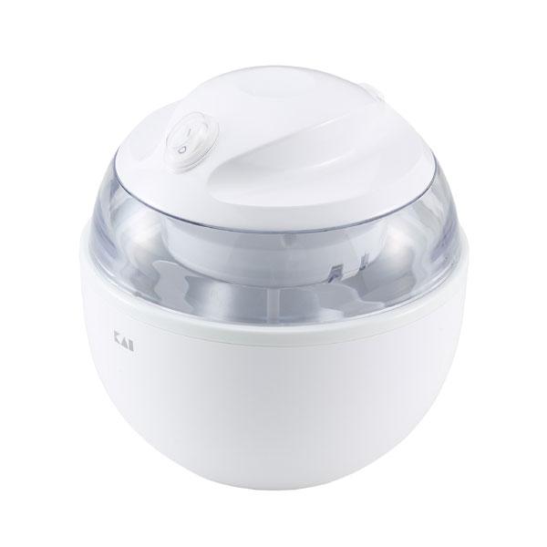 商品内容販売元：貝印株式会社原産国：中国サイズ：163X163X150mm 重量：1135g  材質：モーター部、上蓋・ABS樹脂/透明蓋・AS樹脂/保冷ポット、外面・ABS樹脂/内面・アルミニウム合金/パドル・ポリアセタール 定格電圧：１...