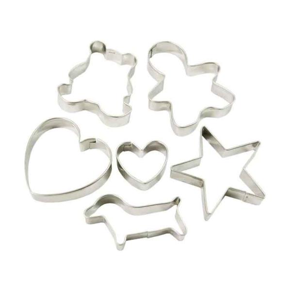 商品内容販売元：貝印株式会社原産国：日本素材・材質:ステンレススチール ここに注目・お菓子作りを楽しむための、製菓用品のベーシックライン ・アイシングでデコレートしやすい大き目タイプの抜き型 ・かわいいこどもとくまの抜き型6個入り