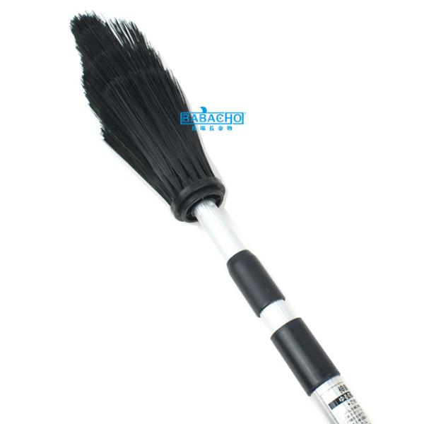 発売元：コンパル株式会社 仕様・最短約123cm・最長約285cm・材質：ポリプロピレン,アルミ合金・重量：約550g・備考：先端部取替え可能 ポイント・天井など高い所のしつこい汚れ落しなどに。ホーキ自体はプラ製で抜け毛もすくなく、水洗いも...