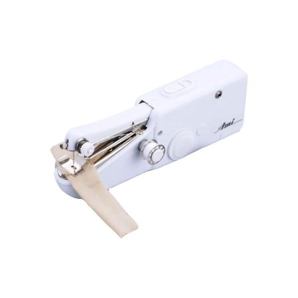 ☆☆商品仕様☆☆●サイズ／（約）Ｗ210×Ｄ50×Ｈ72mm●製品重量／（約）300g●本体：ＡＢＳ樹脂・鉄（クロームメッキ）●糸巻きボビン：鉄（クロームメッキ） ●糸：ポリエステル100％電源：電池式＜ここに注目＞▼ほころびもサッとひと縫...