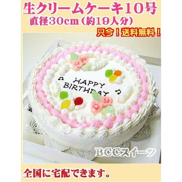 大きさ　直径30cm　10号　（約19人分　目安）　【送料無料】北海道/沖縄へは送料別途600円　　　　　　　　　　　　　　　　　　　　　　　デザインの変更は事前にお問い合わせくださいませ。お届け日より３営業日以上の日数が必要です。（お急ぎ...