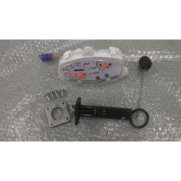 ■■レッツ５　CA47A-123xxx　の　メーター■■ 中古品です、画像をよく見て御判断下さい。<br><br>車体番号CA47A-123xxx　走行距離8400km＜メーター表示＞より外しました。<br&g...