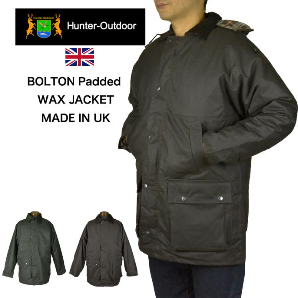 ハンターアウトドア Hunter Outdoor ワックスコットンジャケット MADE IN ENGLAND オイルドジャケットクラシックな雰囲気と実用性を兼ね備えたデザインの上質なワックスコットンを使用した耐久性と防水性に優れたジャケット...