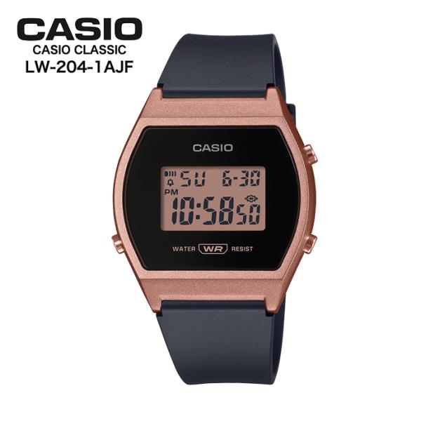 LW-204-1AJF CASIO CLASSICカシオクラシックモデル。シンプルでオンオフ問わず使用できるモデルです。着用しやすい樹脂バンドタイプです。＊当店のカシオ製品は全て国内正規品です＊※専用ケースはネコポスの規格サイズに収まらない...