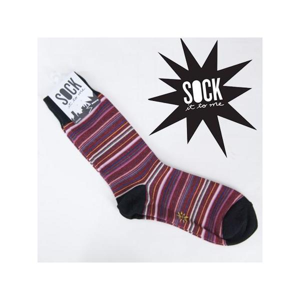Sock It To Me ソックイットトゥーミーからPOPで派手なクルーソックスの御紹介です。ファンキーでポップなデザインは足元のアクセントに最適です。様々な柄があり、どれにしようか悩んでしまうソックスです。靴下の生地の厚みですが、薄くな...