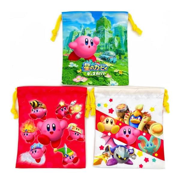 説明 任天堂キャラクター！星のカービィ好きのキッズに大人気！入園入学準備にもおすすめ！柄違いが嬉しい星のカービィの巾着3枚セット。毎日使えるから洗い替えにも便利。毎日の生活がもっと楽しくなるアイテムです。【ポイント】・ゲームの世界そのまま！...