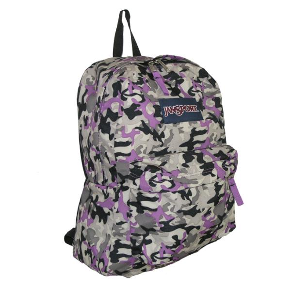 ワケアリ：裏側ヨゴレあり（フロントポケットのファスナー裏近く、表面には汚れは見えません）JANSPORT SUPERBREAK バックパックサイズ肩への負担を軽減するパッド入りストレートショルダーストラップ。開口部の大きなメインコンパートメ...