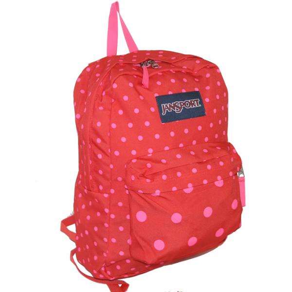 肩への負担を軽減するパッド入りストレートショルダーストラップ。開口部の大きなメインコンパートメント。オーガナイザー付フロントポケット。パッド入りバックパネル。JANSPORT/SUPERBREAK バックパックサイズ縦：約42cm 横：約3...