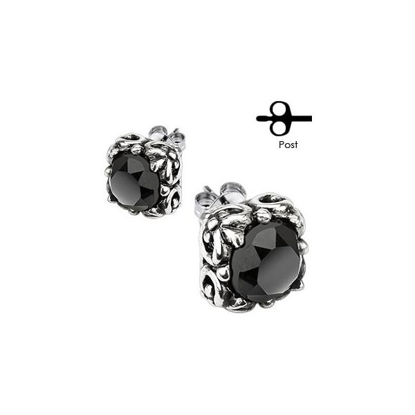 【送料無料】【金属アレルギー対応】【アレルギーフリー】　　サージカルステンレスを使用したアレルギーフリーのポストピアス。飾り部分もすべてサージカルステンレスを使用しているので金属アレルギーの方でも安心です。ゲージ：20ゲージ（0.8ミリ）内...