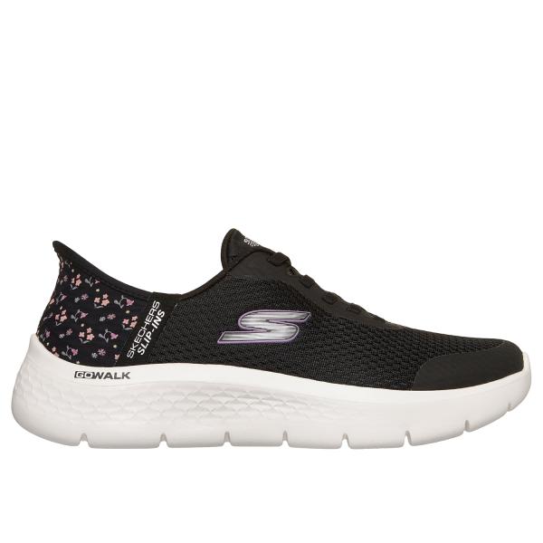 スケッチャーズ GO WALK FLEX - LILY ROSE SKJ-125525-BLK (BLK)BLACK 【特徴】SSK限定商品。メッシュのアッパーにストレッチレースを配したスポーティなスタイル。Skechers Air-Coo...