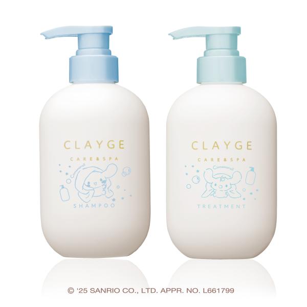 【発売日：2025年10月10日】株式会社サンリオのキャラクター「シナモロール」とコラボしたクレージュ シャンプー&amp;トリートメントの限定デザインを数量限定で発売。使用感はそのままに、オリジナルのフレグランスを採用。【容量】500mL...