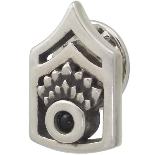 【素材:シルバー】［要確認］メーカー取寄せ時3-7日/メーカー欠品時の納期2-3週間(在庫、詳細納期は要問合せ)付属品 : ブランドボックス又はポーチ★階級章デザインが身に着ける者を引き締める。(高さ19mm、幅12mm)海兵隊の中でも珍し...