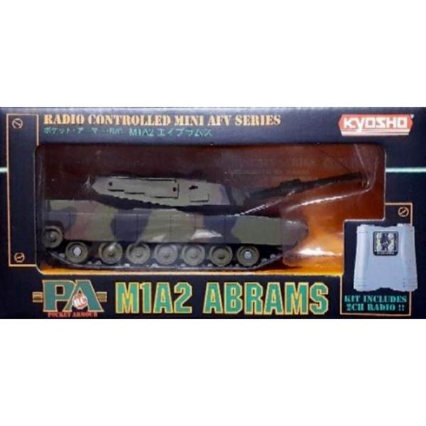 [ 商品名 ]ラジオコントロール ミニAFVシリーズポケット・アーマー ・R/C M1A2エイブラムス[ 特徴 ]全長129×全幅63×全高47mm[ メーカー ]京商＜送料＞運送会社宅配便料金　864円〜※地域によって料金は増額する場合が...