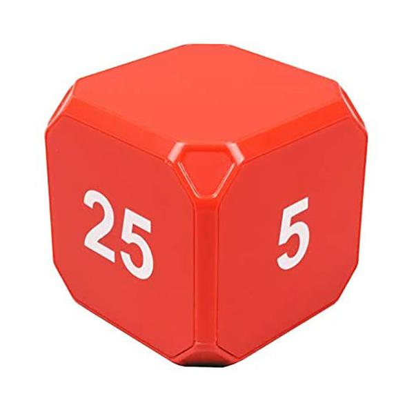 究極の「生活のお手伝い」! 設定したい時間を上に向けて置くだけで自動的にスタートし、アラームと光で時間をお知らせします。時間の管理に最適なサイコロ型タイマー!