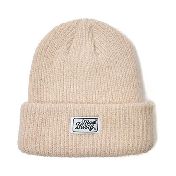 CLASSIC LABEL SOFT CANDY BEANIE(IVORY)