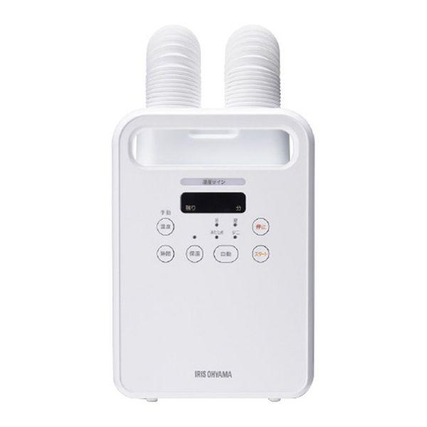 メーカー：アイリスオーヤマJAN：4967576544320型番：KFK202RW■商品説明■●トリプルフラップ搭載でふとんの中に空間を作り効率よく温風を届けます。●インテリアになじみやすいホワイトカラーとシンプルボタン●手動モードでくつ乾...