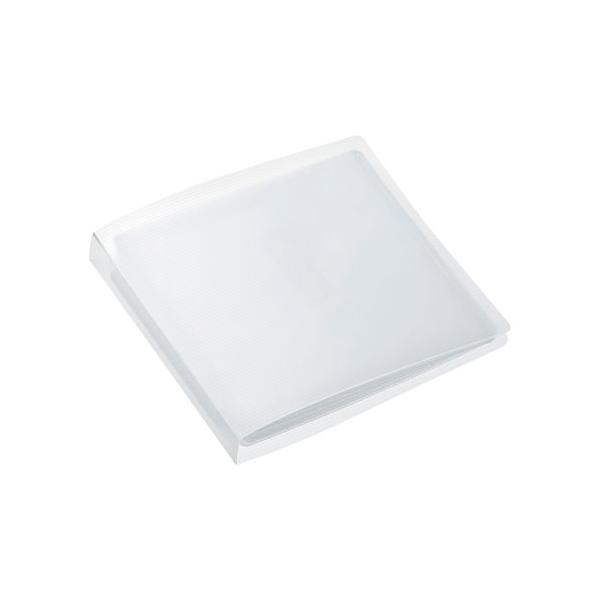 持ち運びに便利なDVD・CD12枚収納ファイル。ディスクの整理・検索に便利なインデックスシール付き。