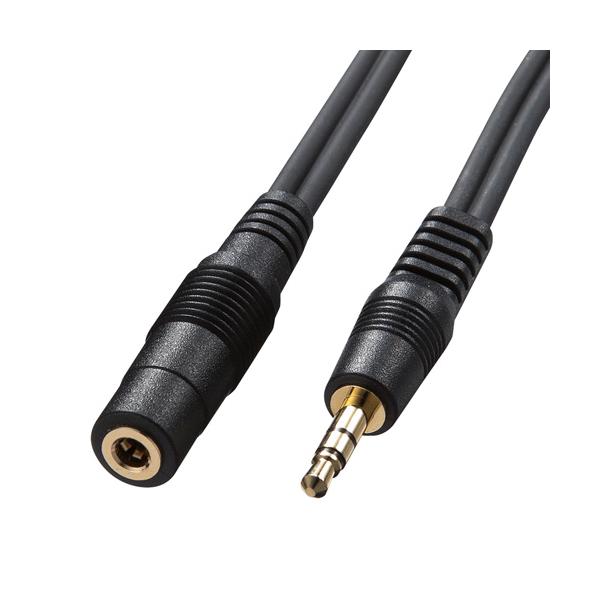 3.5mmステレオミニプラグのオーディオ延長ケーブル