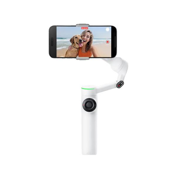 メーカー：Insta360JAN：6970357858774型番：CINSABQB-FLOW201■商品説明■●プロのような映像撮影を実現する、初めての折りたたみ式ポータブル・ジンバル●究極のスタビライザー●多彩で高度なAIトラッキング■仕...