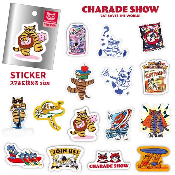 スマホにも貼れるサイズ。トラベル用品や日用品を可愛く彩りるステッカーです。サイズ：約70×60mm※ダイカットのため、柄によって寸法が多少異なります素材：塩化ビニル【アーティスト】JOOYEON KOH　コウ・ジュヨンソウル出身、韓国を中心...