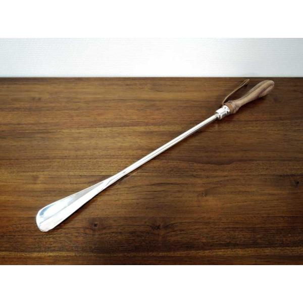 真鍮製のくつべら インテリア 引っかけ ショップ用 玄関 アンティーク 飾り アジアン雑貨 輸入雑貨Brass shoehorn Silverブラスシューホーン シルバー落ち着きあるブラス（真鍮）が高級感を醸し出す靴べら。使い込むほどに表情...