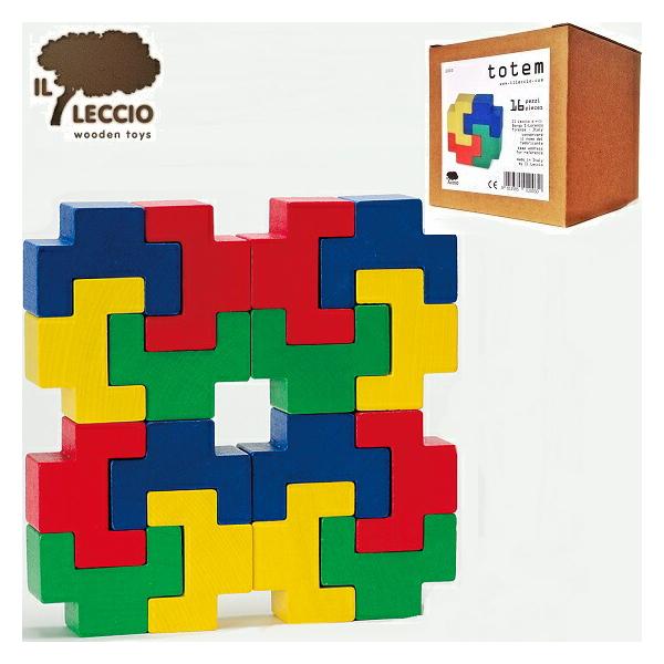 この積木はどれもでこぼこで、おなじ形だからこそ面白い！工夫次第でいろいろな積み方ができ、偶然不思議な作品が出来上がる事もしばしば。トーテム積木の不思議な世界をお楽しみください。メーカー：IL LECCIO（イル・レシオ）社/イタリアサイズ　...