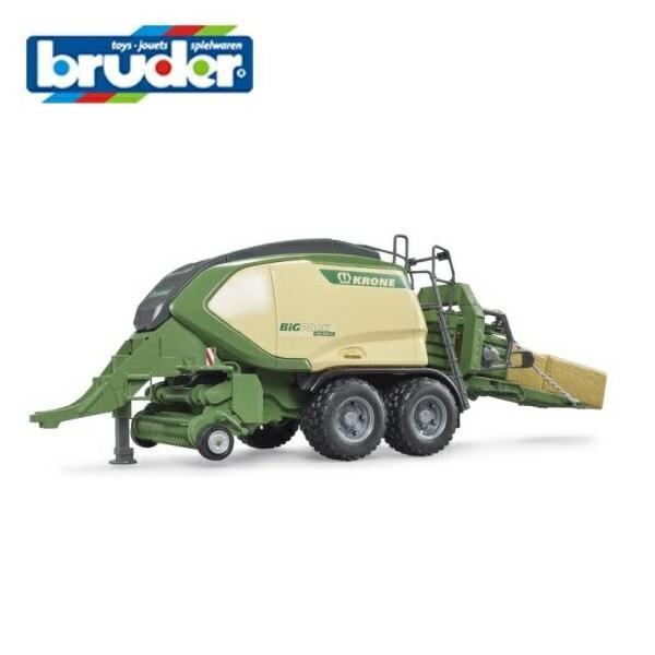 商品名：Krone スクエアベーラーBig Pack 1290 HDP VC（わら2個付き）KRONEは収穫機の革新的なメーカーです。BigPAck 1290は、KRONEのトップモデルであり、BRUDERの農業シリーズで利用できるようにな...