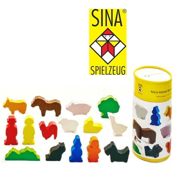 思い思いに並べて遊ぶのはもちろん、積み木などと組み合わせて活躍する動物や木のミニチュアつみきです。ドイツの寒い森で育ったブナ材を使用。手触りが良く、丈夫で無駄のないデザインが特徴。そして透明感のある塗装がとても美しい商品です。メーカー：SI...