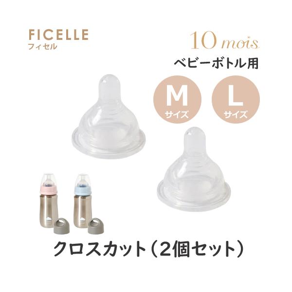 マママンマのベビーボトル専用の替え用ニップルです。サイズはＭとＬがあります。 吸い口はクロスカットになっていて、赤ちゃんの吸う力によってミルクの量が調節できるようになっています。■サイズ■Ｍサイズ (3〜6ヶ月頃まで)Ｌサイズ（6ヵ月〜卒乳...