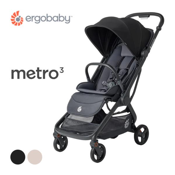 ●商品名：metro3 メトロスリー●ブランド：ergobaby エルゴベビー●カラー：オニキスブラック、ナチュラルベージュ●対象年齢：0ヶ月〜4歳頃まで●対象体重：22kg以下●サイズ：【展開時】W44×D89×H101〜109cm【折り...