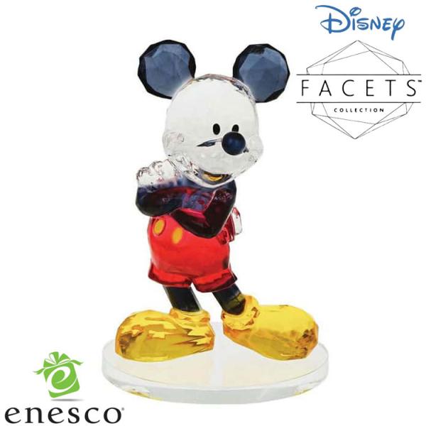 Facets Disneyから、ミッキーマウスのアクリルフィギュアが登場。ジェムカットのアクリル彫刻は、宝石のような煌めきを演出しています。生産地：中国本体：W6.3×H9.5×D6.3cm素材：アクリル※対象年齢：15才以上●離島へのお届...