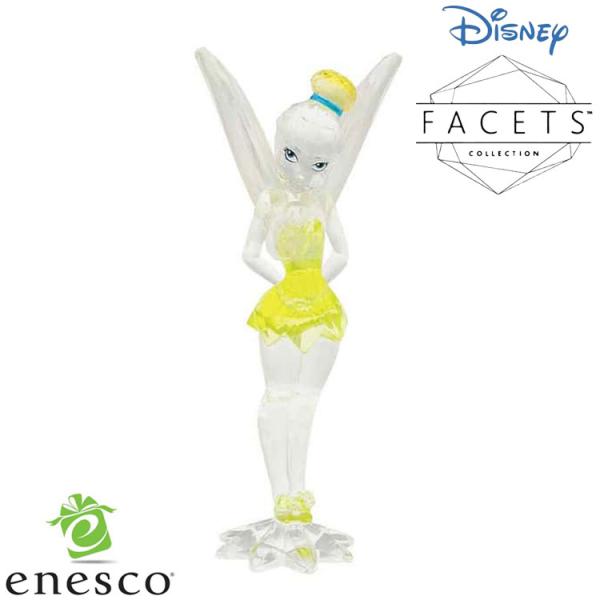 Facets Disneyから、映画『ピーター・パン』のティンカー・ベルのアクリルフィギュアが登場。ジェムカットのアクリル彫刻は、宝石のような煌めきを演出しています。生産地：中国本体：W4.4×H10.1×D6.9cm素材：アクリル※対象年...