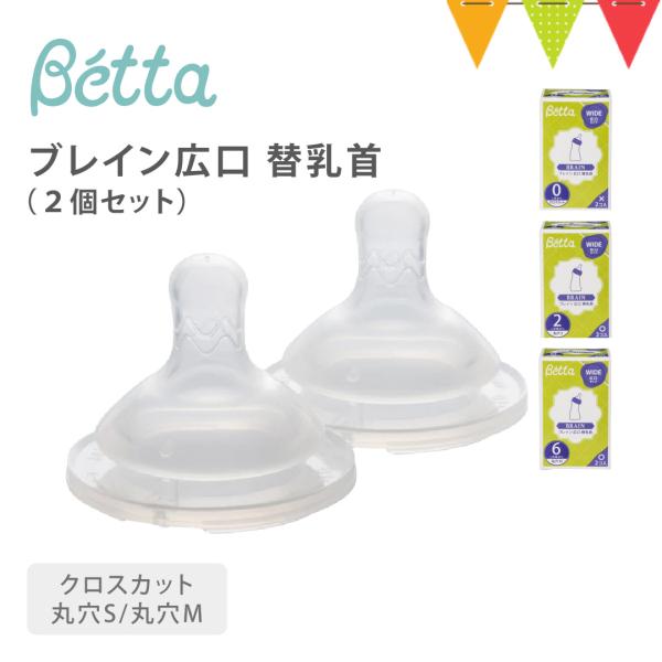 助産師と開発したソシャクを促すブレイン乳首広口タイプです。ママのおっぱいに近い広口乳首。上下のアゴをしっかり動かせ、くわえやすく洗いやすい設計です。<br>