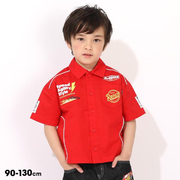 レースのユニフォーム風デザインがかっこいいCARSの開襟シャツ★前後の存在感あるプリントが目を惹く、主役級の一枚♪綿100％のしっかりした生地で形崩れしにくく、快適な着心地◎1枚でさらっと着ても、Tシャツの上に羽織ってもサマになるおしゃれア...