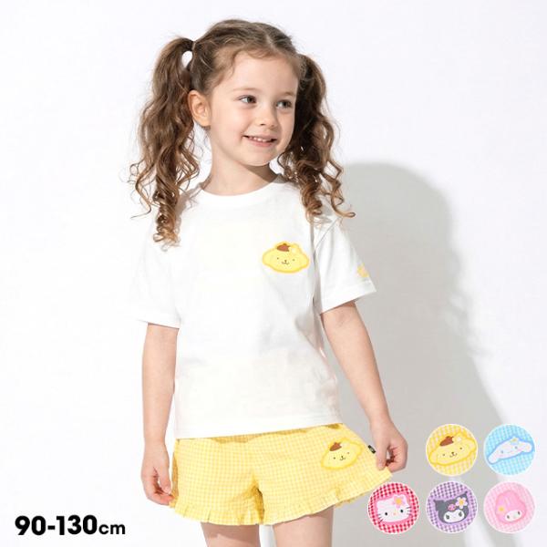 春らしいギンガムチェック柄がかわいいサンリオの上下セットが登場★これひとつでおしゃれなコーデが完成するので、ちょっとしたお出かけやワンマイルコーデ、お泊りセットにもぴったり♪ショートパンツは裏地付きで、透ける心配もなく安心◎やわらかな肌ざわ...