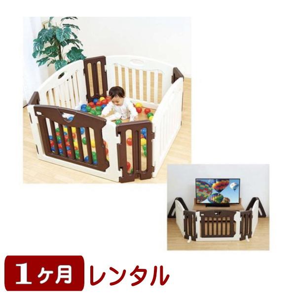 【この商品はレンタル商品です。販売商品ではありません。】■この商品のご説明　-キッズサークル-お部屋のコーナーにも置きやすくミュージカルキッズランドの四角タイプです。扉パネルでママの出入りは簡単で、扉はロックすることができます。壁際やお部屋...