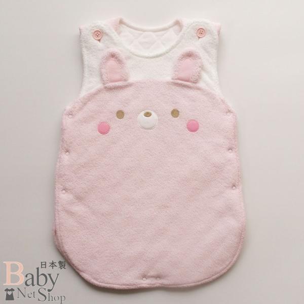 新生児赤ちゃんから使用OK♪ベビー用スリーパー中わた入りであったか。肩・脇・股部分にスナップボタンがあるので全開可能です。総丈55センチ　幅37センチ　2から3歳まで使用できるサイズです。安心安全の日本製！