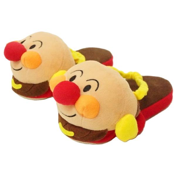 ★アンパンマンのとってもかわいい、　マスコット付きルームシューズ★もちっとしたやわらかな生地で、　お子様の足を包みます★底面にパタパタ音の軽減に配慮した、　ポリエステルスエード生地を使用★主素材/ポリエステル★適応サイズ/14〜16cm程度...