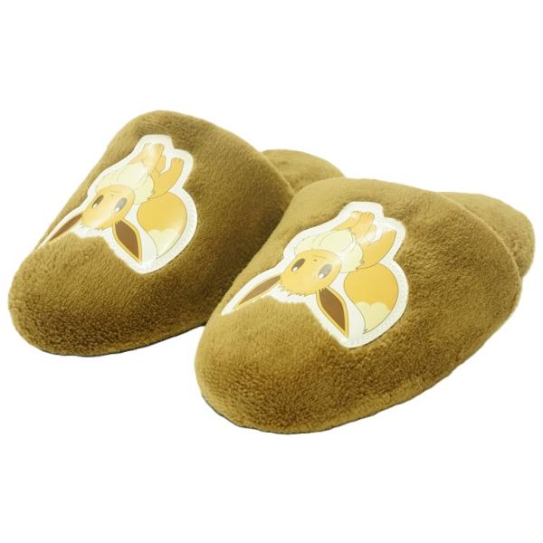 ★イーブイのふわふわルームシューズ★かかと部分には足が痛くないようにクッション入り★主素材/ポリエステル★適応サイズ/16〜18cm程度★中国製★発売元/ニッポンスリッパ株式会社子供用スリッパ キッズ用スリッパルームシューズ 室内履き キャ...