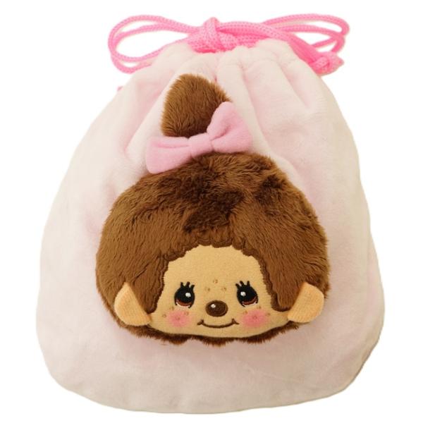 ★モンチッチちゃんのマスコットが付いた巾着★表はやわらかなベロア素材、しっかり素材の裏地付き★お弁当箱などを入れるのに便利な巾着袋★小物入れや小分け袋など用途の幅広い製品です★製品サイズ(約)高さ約19cm×幅18cm(平置き時)★素材/ポ...