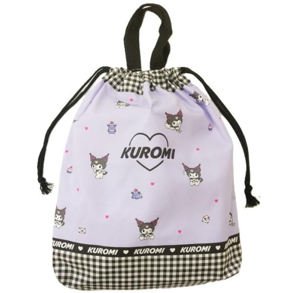 ★大き目の巾着袋、持ち手付きなので　手提げバッグとしてもOKです。　体操着袋 体操着入れ シューズ入れ　シューズバッグとしても。★裏地付き★名前が書けるタグ付き★素材/綿・アクリル・ナイロン★製品サイズ(約)/W31×H32cm(底面24×...