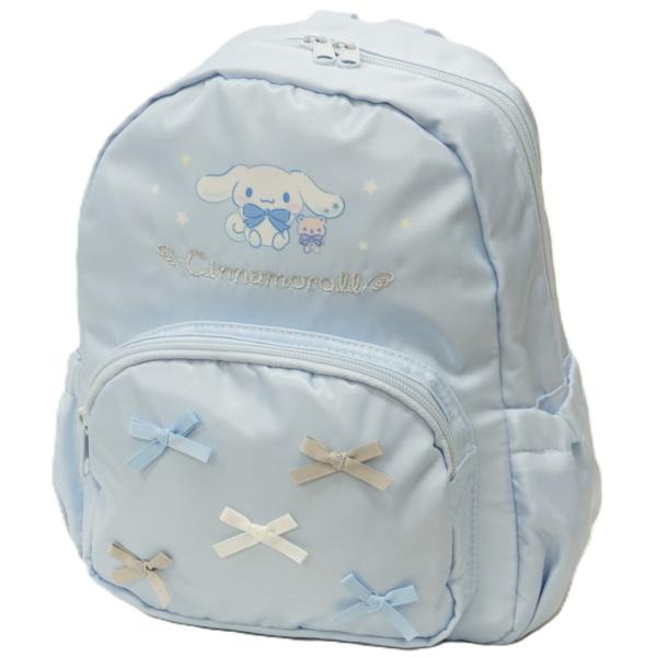 ★サンリオリュックSサイズ★女の子らしく可愛いリュックです★胸元ストッパー付きで肩紐ズレ防止★内側におなまえスペース付き★肩ベルトに反射素材付き★メッシュ素材の背面クッション、　肩ベルトクッション付き★メインファスナーはW開閉式★ずれない底...