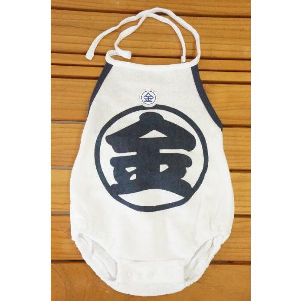 ★はだか　だいすき赤ちゃんの丸金ロンパス　むかしながらの丸金グッズで　ワクワク金太郎気分になろう！！★サイズ/70〜80cmくらい★品質/綿100％★日本製初節句 記念撮影 記念写真 成長記録こどもの日 子供の日 まるきん端午の節句 インス...