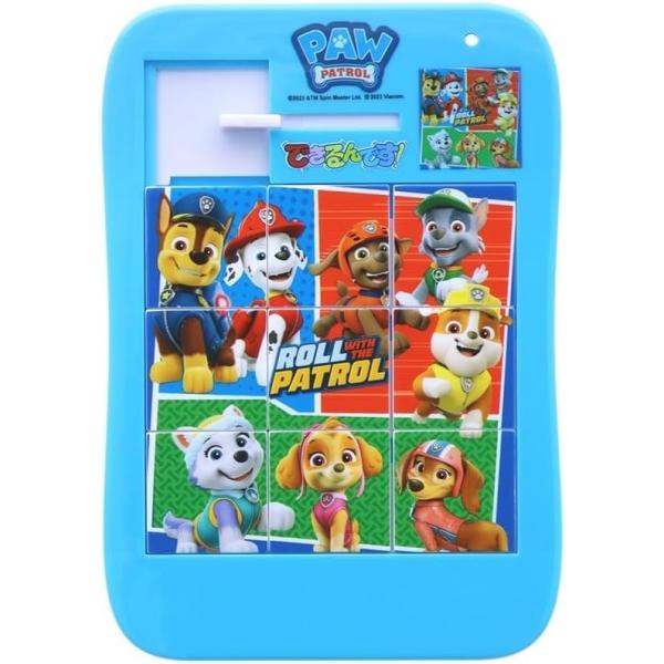 ★進化したパズル★駒をスライドさせて　イラストを完成させるパズルです★サイズ/約10.5cmX15cm×1cm★重量/約77g★材質/ABS樹脂★対象年齢/3歳〜★電池不要★発売元/サンスター文具株式会社pawpatrol パウ・パトロール