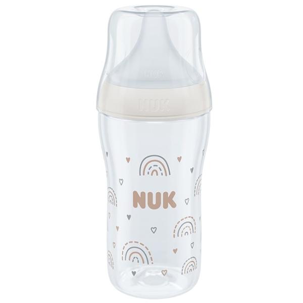 ★軽くて割れにくい！プラスティック製　お手入れ簡単広口タイプ★98％の赤ちゃんがいやがらずにのめました。　ちゃんと飲んでくれるかな、熱くないかな？　そんな小さな不安に寄り添うのがNUKのPERFECTMATCH★70年近く赤ちゃんのことを研...