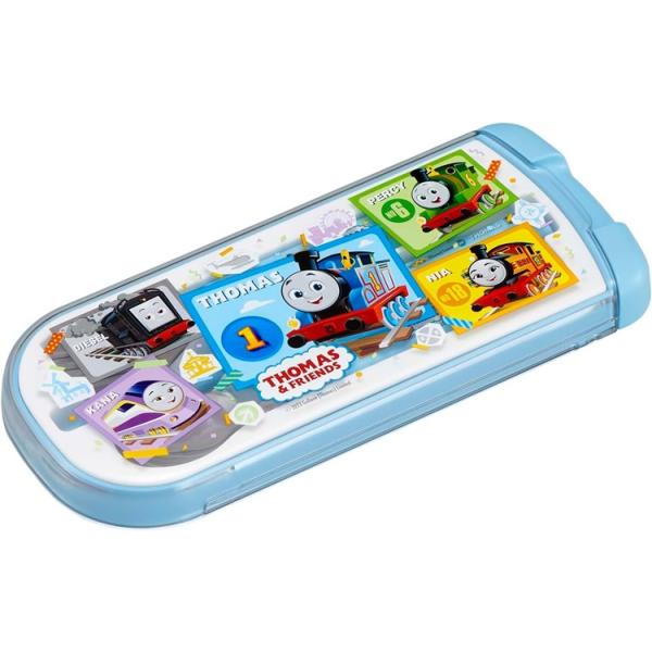 ★銀イオンAG+で抗菌！・使用抗菌剤の種類/銀等無機抗菌剤・抗菌加工部分/中皿・箸・ハンドル★機関車トーマスの子供食器シリーズ★食洗機使用可能★箸のサイズ/16.5cm★材質・本体/ABS樹脂 耐熱100度・フタ・箸/AS樹脂　耐熱100度...