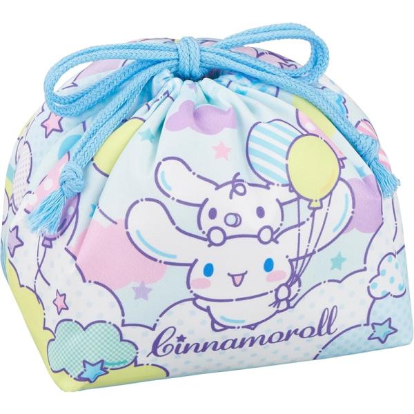 ★ふわふわと風船を持って、　お空を飛んでいるシナモンとみるくの　カラフルなランチシリーズです★お弁当箱やお箸などが入ります★サイズ/約27.0×16.0cm　　　　 (底)約16.0cm×12.0cm★材質/綿100%★日本製★発売元/株式...