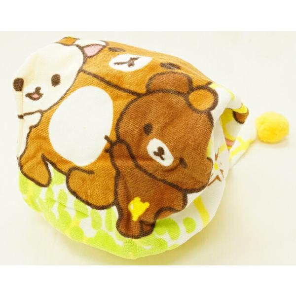 ★ぬれた髪をすっぽり包み、水分を素早く吸収。★お風呂上りやプールの後にとっても便利です。★抗菌防臭加工★素材/本体・・綿100％、梵天部分・・アクリル100％★サイズ/幅約22cm×たて約52cm※弊社内でサンプル実測★中国製★発売元/丸眞...